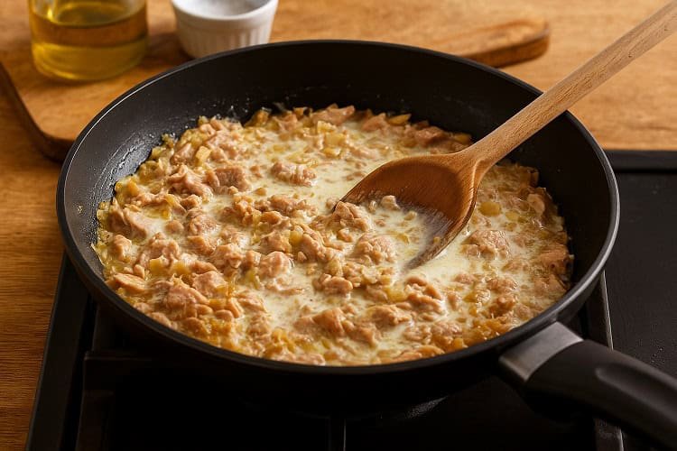 Massa com Atum e Natas Cremosa: Receita Rápida e Barata em 25 Min!
